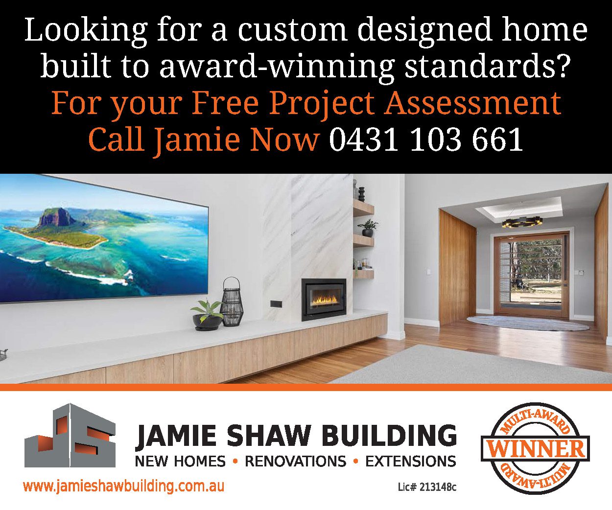 Custom Built Homes Shoalhaven | Jamie Shaw Building